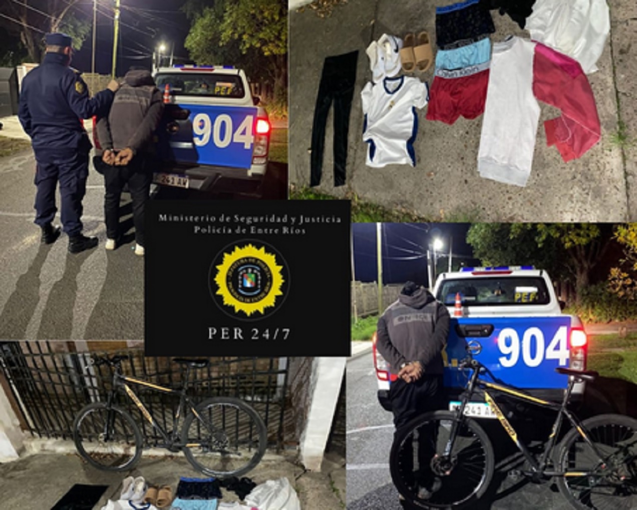 Detenido por robar una bicicleta y ropa - Noticias | La voz 90.1